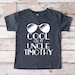 Cool Like My Uncle Shirt for Toddler,custom Uncle Shirt for Baby ...