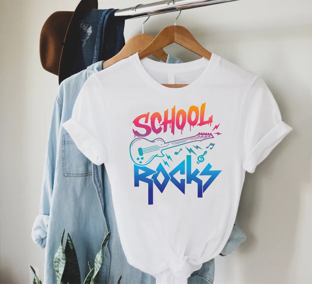 School Rocks Tshirt,back to School Gift,boy School Tee,school Rocks ...