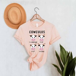Cowculus Funny Math Shirt, Math Teacher Gift, Math Men's Women's Shirt ...