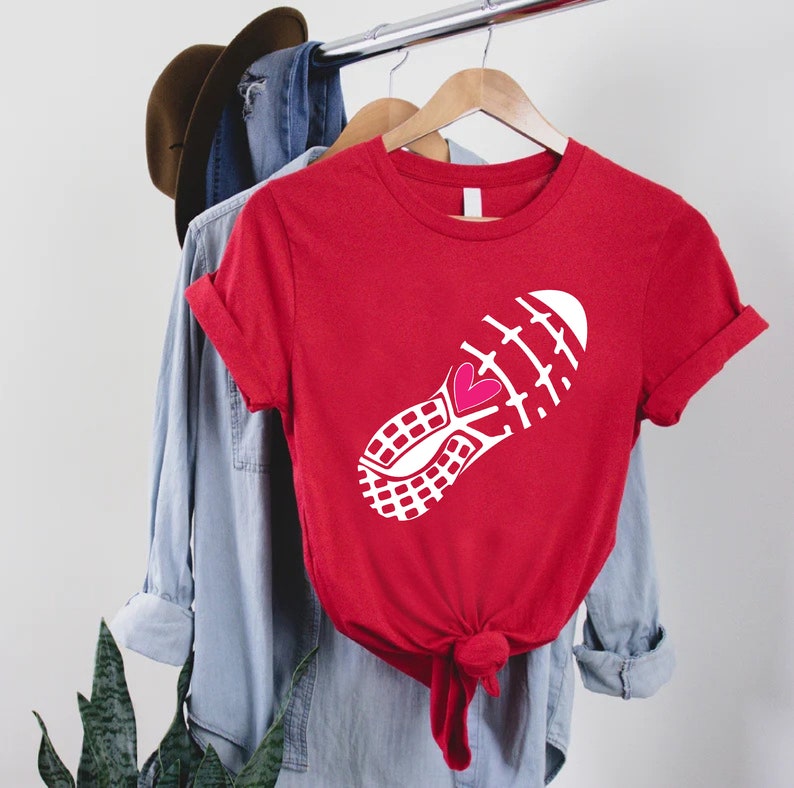 Love Running Shirt,runner Shirt for Women,running Shoe With Heart,gift ...