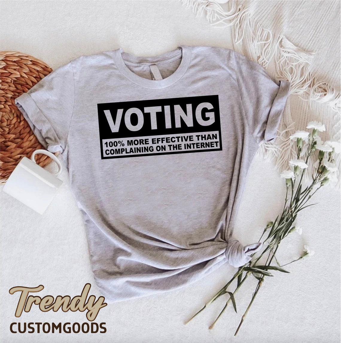 Voting Shirt,voter T-shirt,register to Vote,political Shirt,voting Tee ...