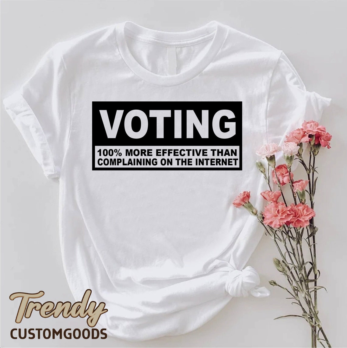 Voting Shirt,voter T-shirt,register to Vote,political Shirt,voting Tee ...