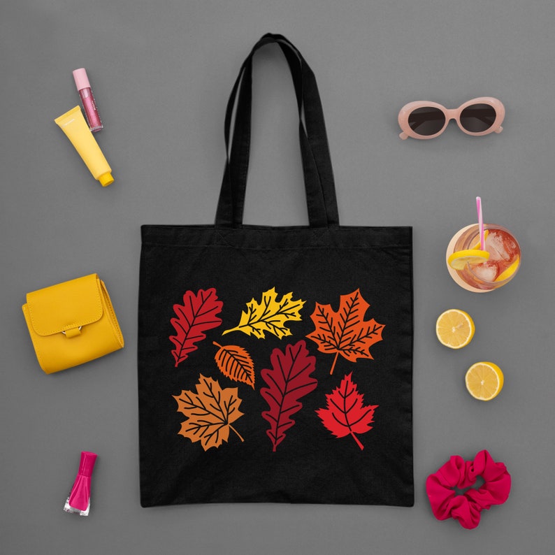 Fall Leaves Tote Bag,fall Gifts for Women,autumn Leaves Shopping Bag ...