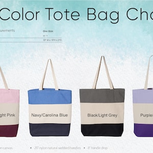 Custom Tote Bags,personalized Tri Color Tote Bags,print Your Logo ...