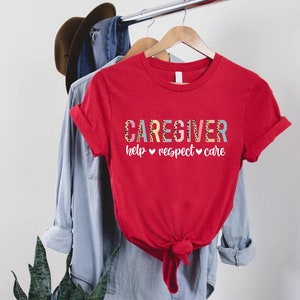 Caregiver T-shirt,caregiver Gift,nursing Shirt,caregiver Mom Shirt,home ...