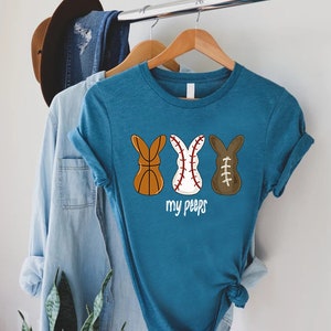 My Peeps Shirt,easter Bunnies Shirt,sports Ball Easter Shirt,sports ...
