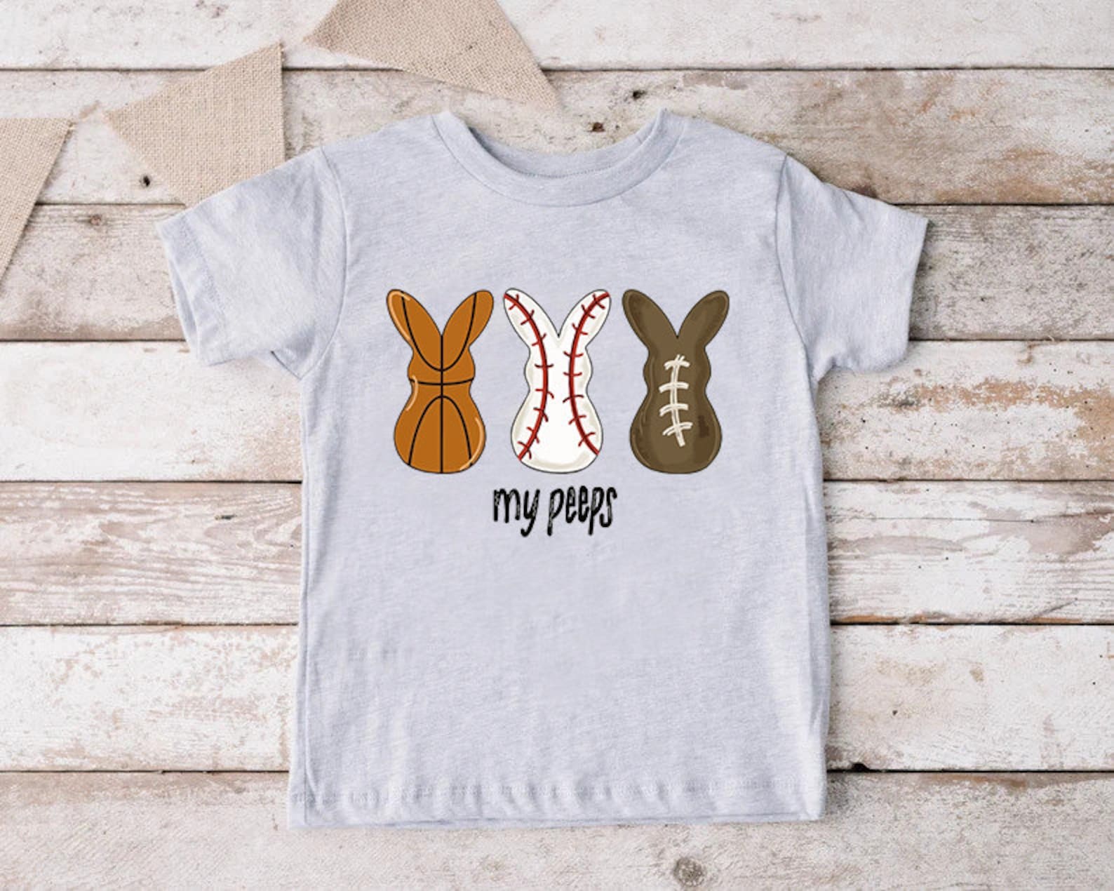 My Peeps Shirt,easter Bunnies Shirt,sports Ball Easter Shirt,sports ...