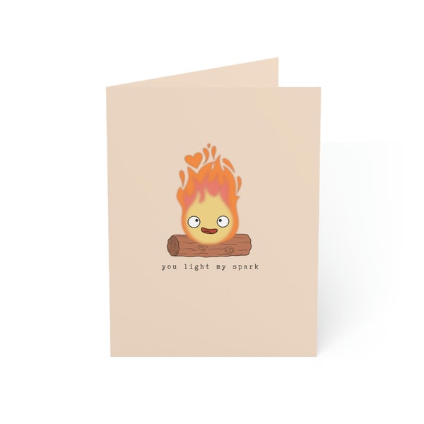 Howls Moving Castle Birthday Card - Etsy