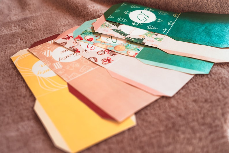 Printable Advent Calendar With Love Messages for Your Partner ...