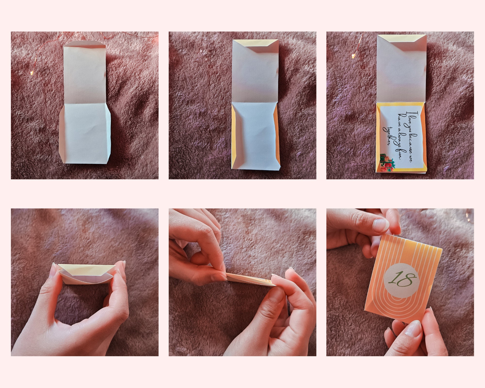 Printable Advent Calendar With Love Messages for Your Partner ...