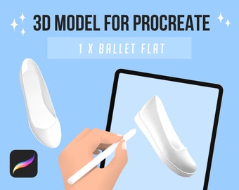 1 X Backpack 3D Model for Procreate 3D Digital Painting on - Etsy