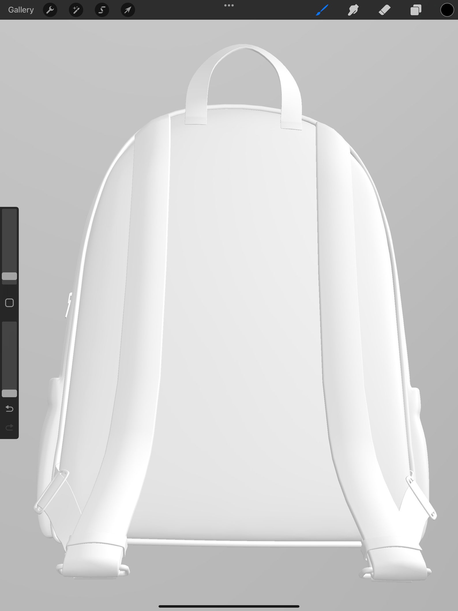 1 X Backpack 3D Model for Procreate 3D Digital Painting on iPad | Taken ...