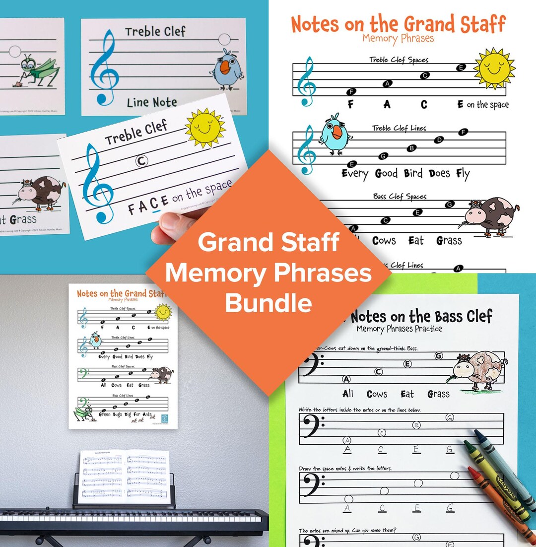 Memorize Piano Notes in the Treble and Bass Clef With the Music Memory ...