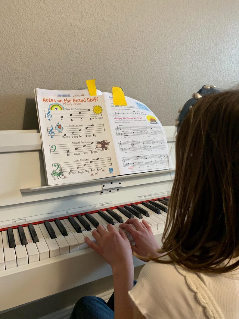Memorize Piano Notes in the Grand Staff With Music Mnemonics (digital ...