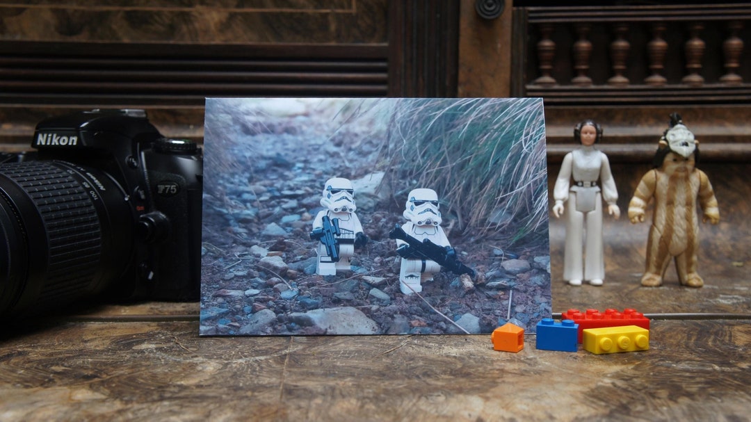 Lego's Star Wars Stormtroopers Photo Greetings Card, Handmade, Lego ...