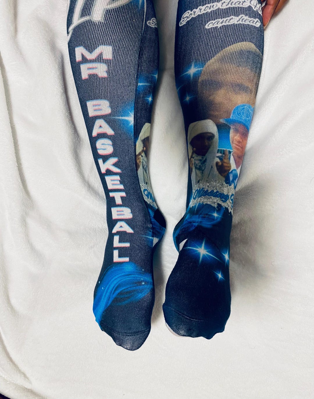 All Over Sublimation Custom Socks | 3D Leg Warmers - Etsy