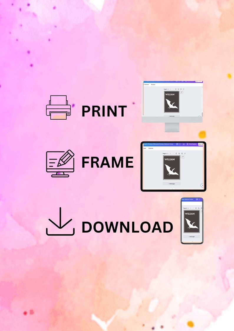 Fantasy Fire Dragons Watercolor Clipart, Magical Mystical Art, Fantasy ...