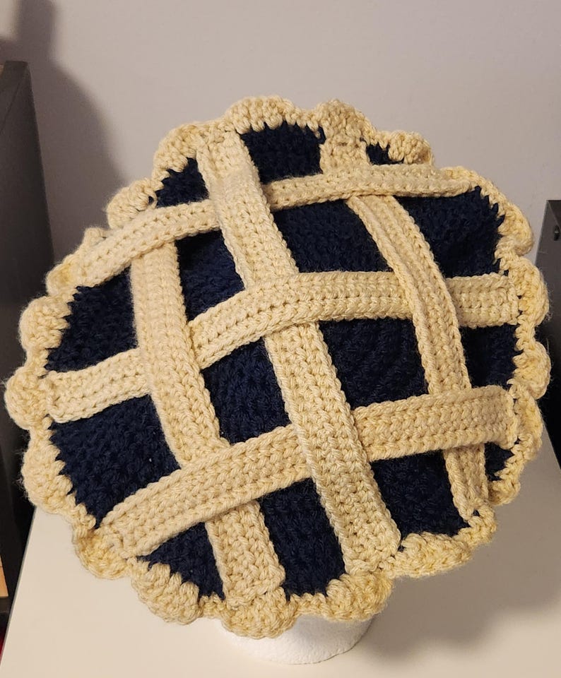 Crochet Pie Hat Pattern - Etsy