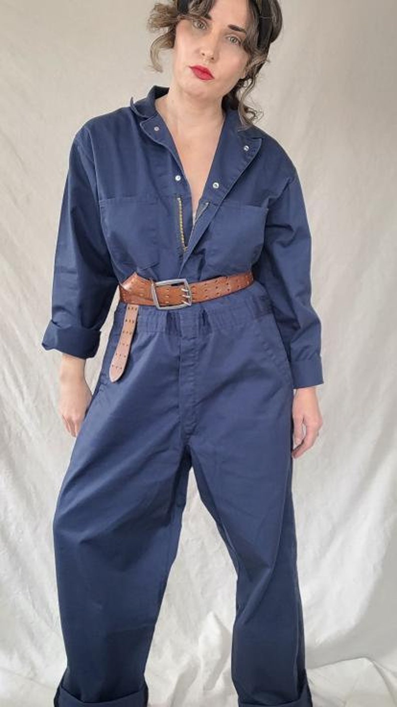 Vintage 1950s Blue Work Overalls by Universal Overall With a 40 Chest ...