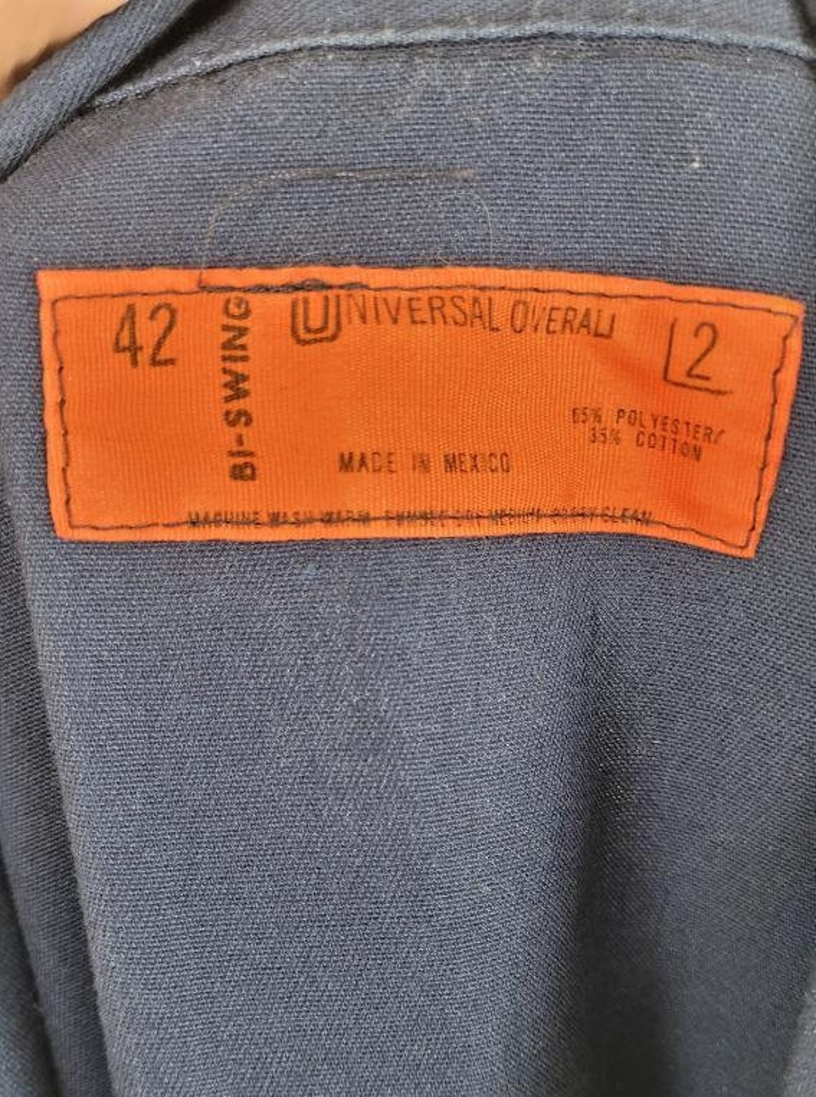 Vintage 1950s Blue Work Overalls by Universal Overall With a 40" Chest ...