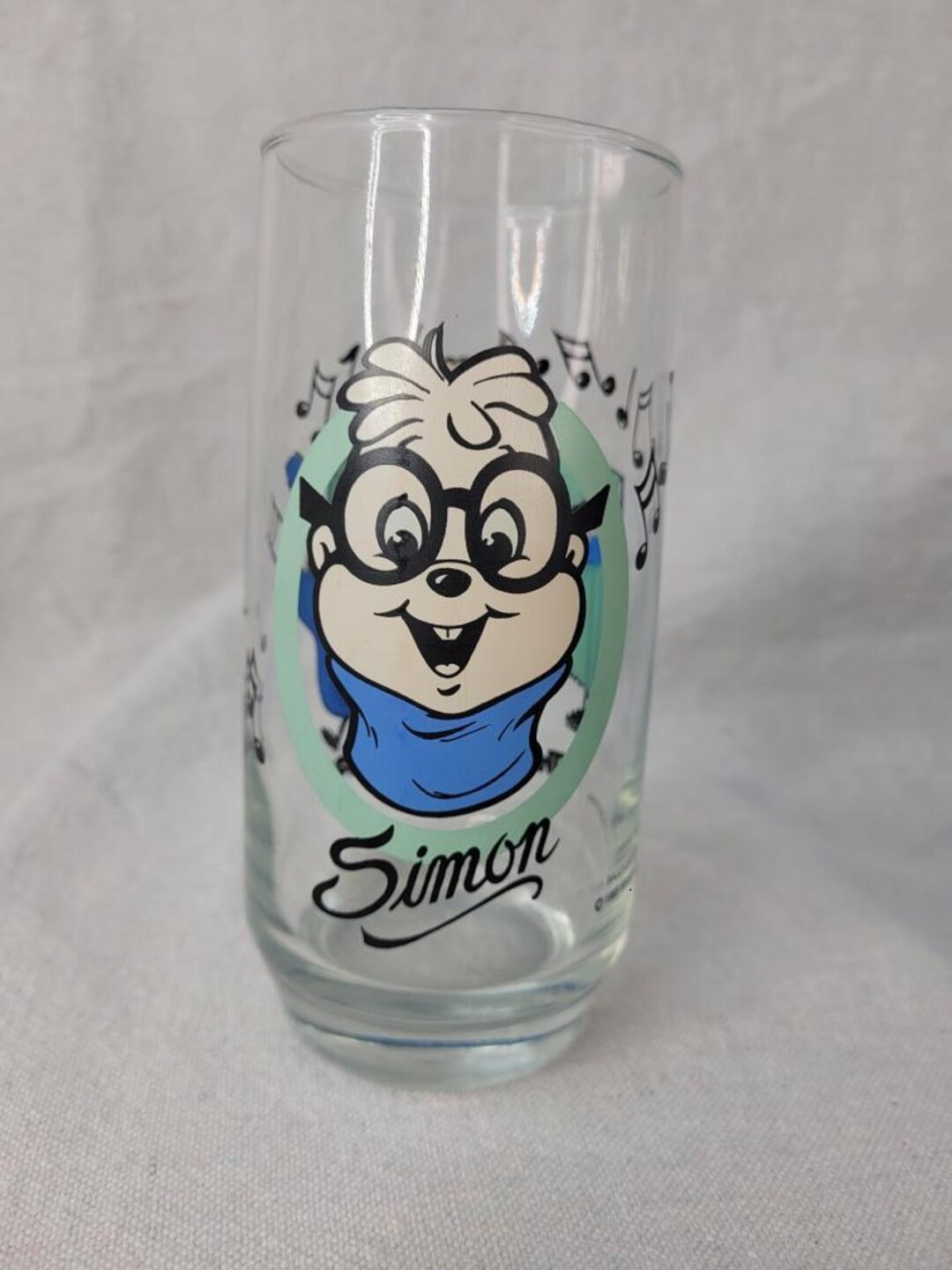 Vintage 1980s Simon From Alvin and the Chipmunks Collectors Glassware ...