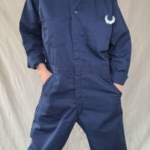 Vintage 1950s Blue Work Overalls by Universal Overall With a 40 Chest ...