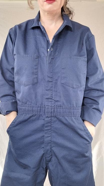 Vintage 1950s Blue Work Overalls by Universal Overall With a 40 Chest ...