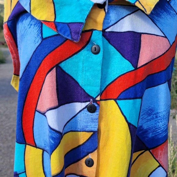 90s Color Block - Etsy