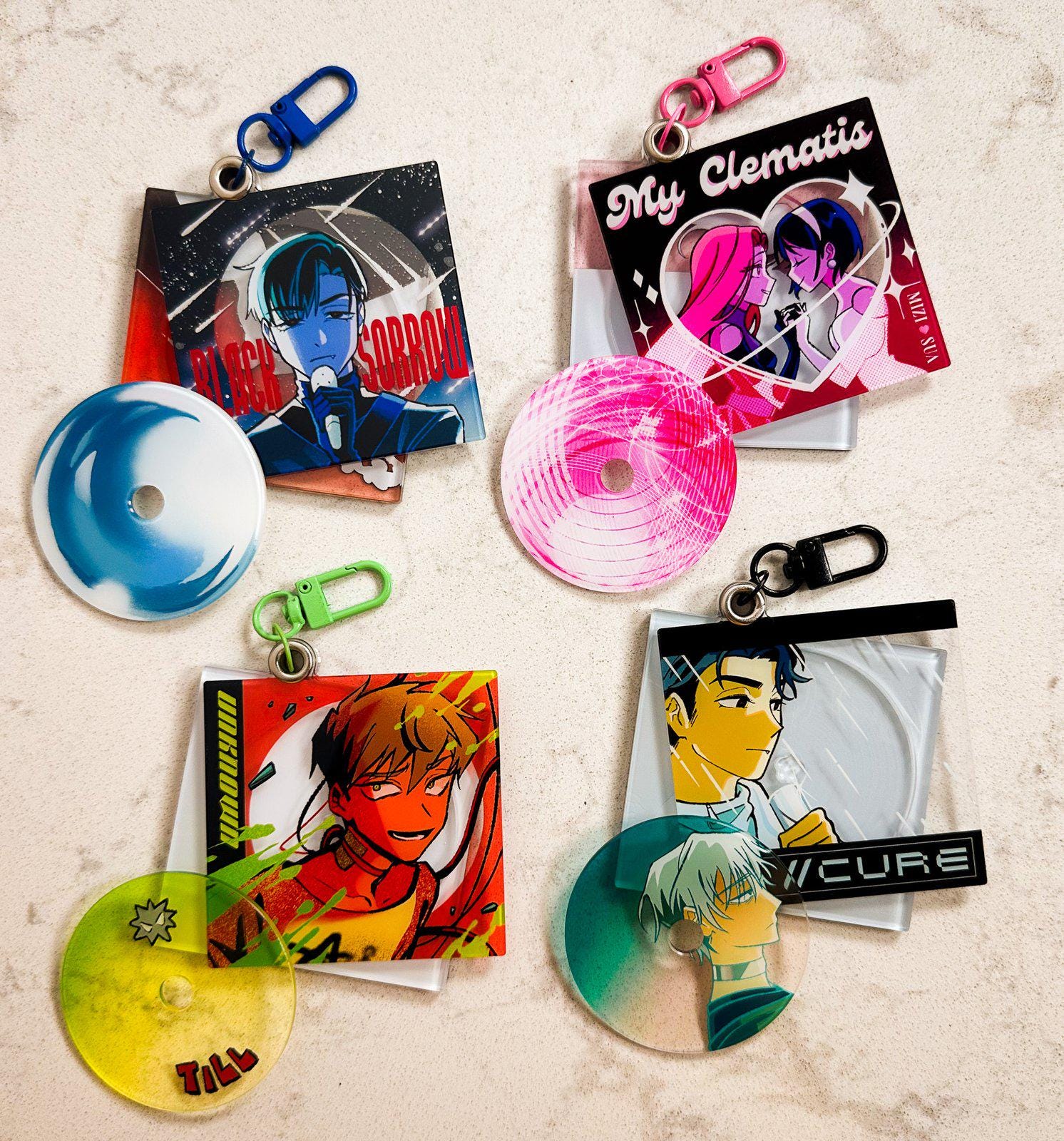 Alien Stage CD Charms - Etsy