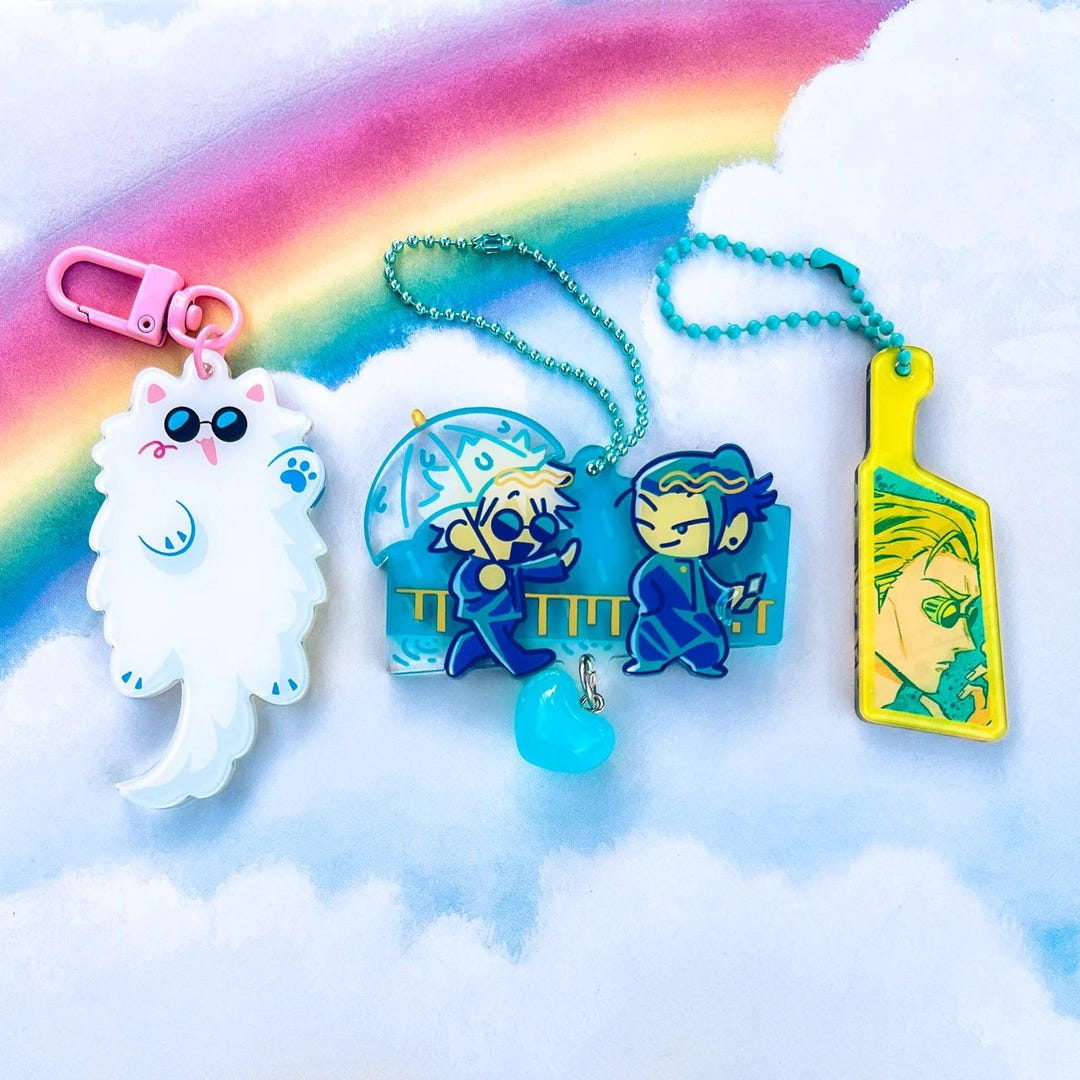 Cursed Sorcerer Acrylic Charms - Etsy