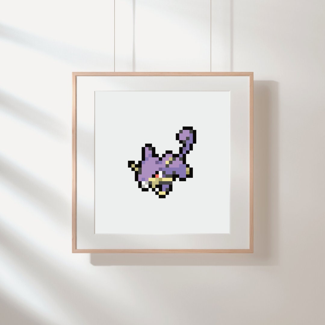 Rattata Pokemon Poster, FREE Digital Collectible, INSTANT DOWNLOAD ...