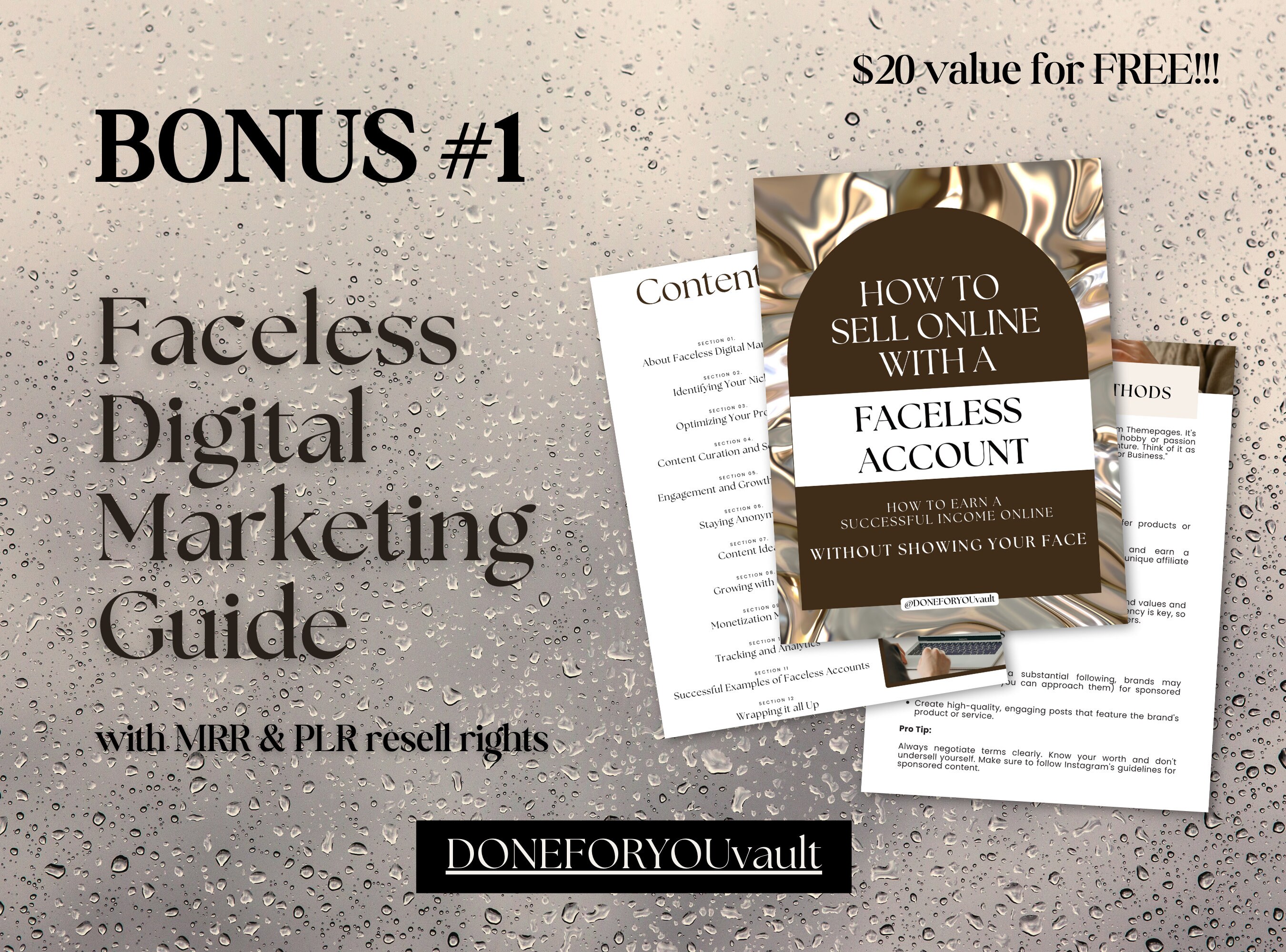 Faceless Videos Bundle Aesthetic Videos Faceless Digital Marketing MRR ...