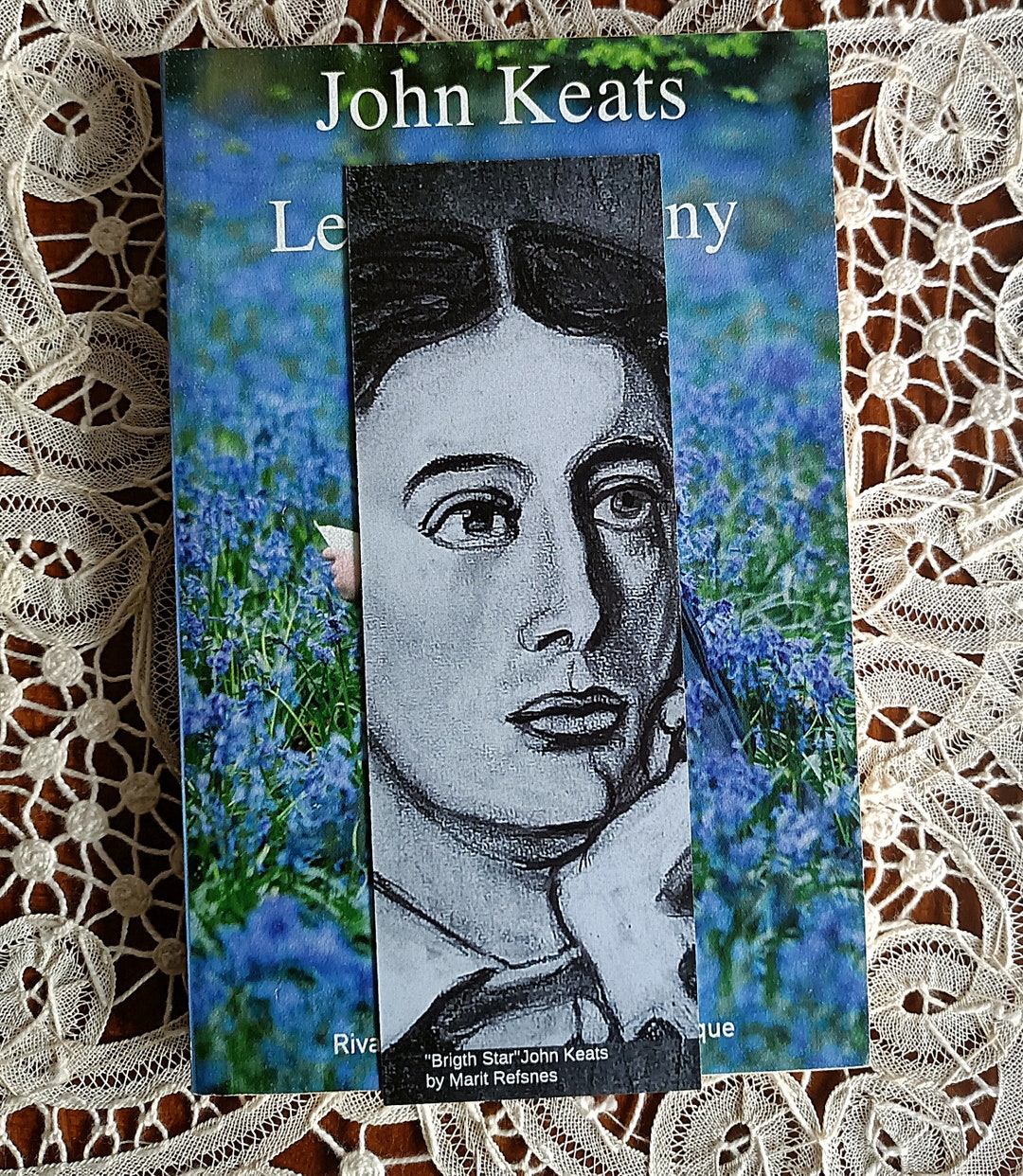 John Keats Bookmark, John Keats Bookmark, Glossy Print of My Original ...