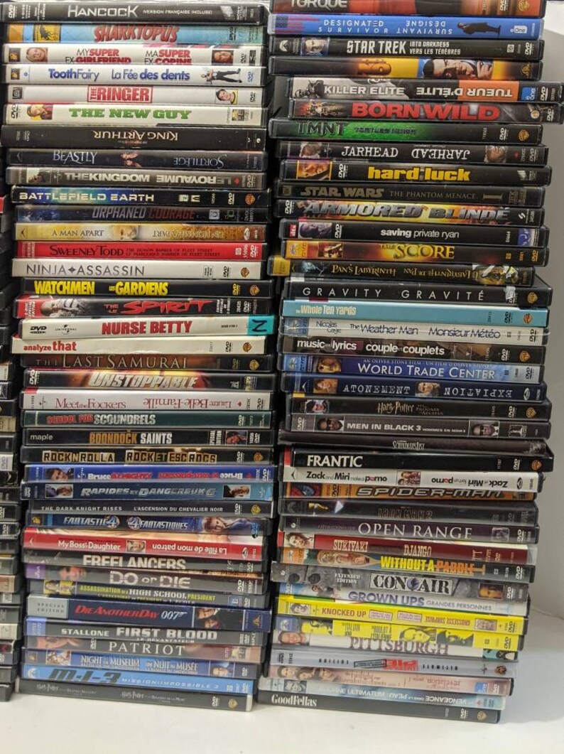 500 Action and Comedy Dvd Lot. Disney Adventure Movies Star - Etsy