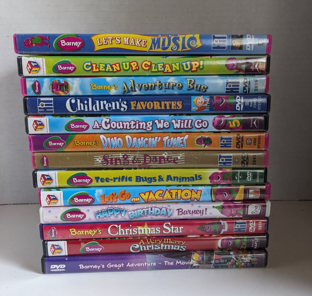 Lot of 22 Barney and Friends Dvds Game Multipack Included the - Etsy