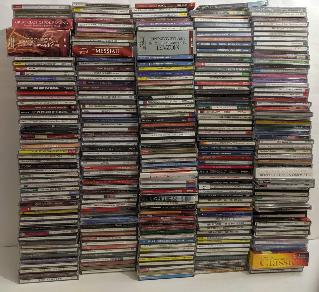 Lot of 300 Classical Music, Mozart, Chopin, Symphonies, Beethoven, Bach ...
