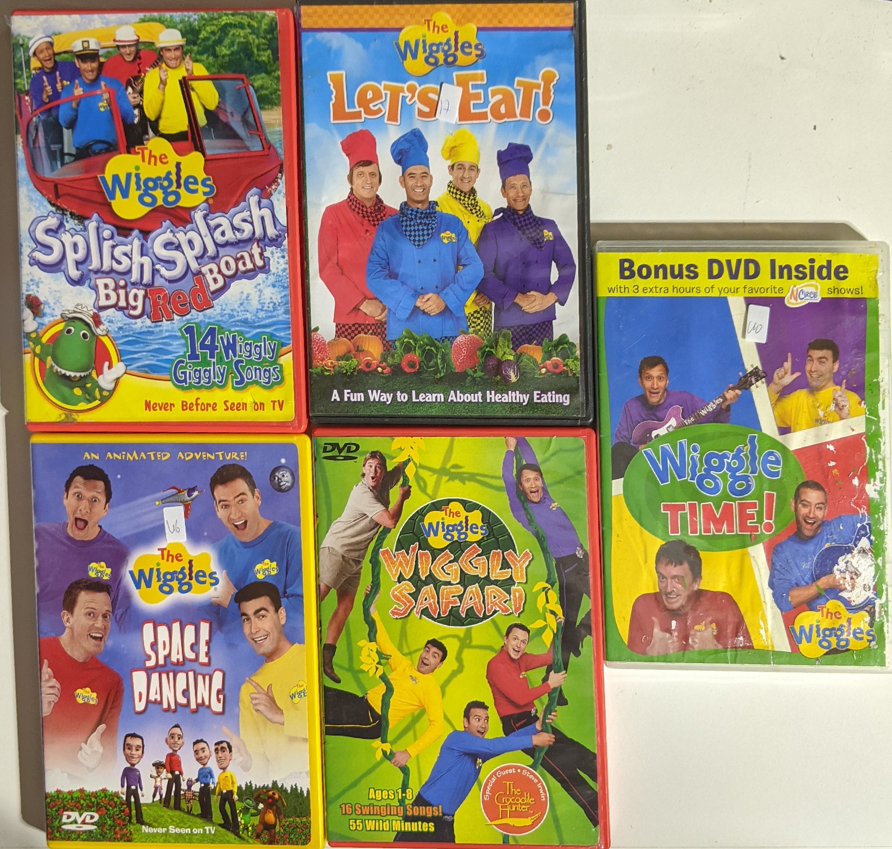 Lot of 25 the Wiggles Childrens Dvds Cd Kids Big Red Boat - Etsy
