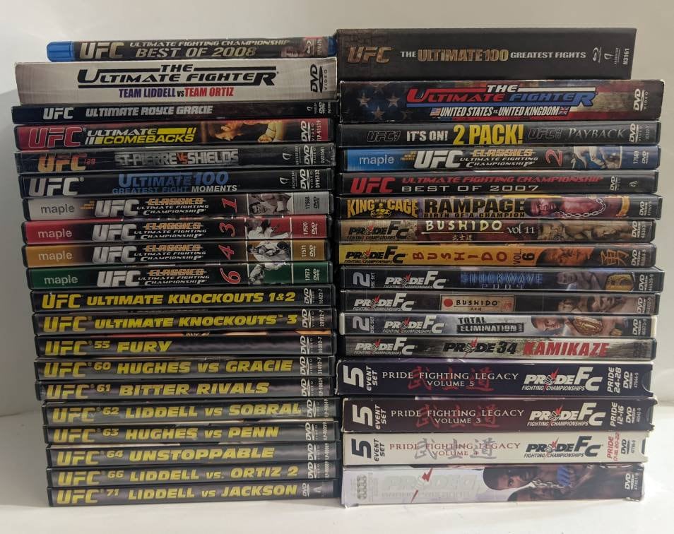 Pride Fighting Championship Dvds