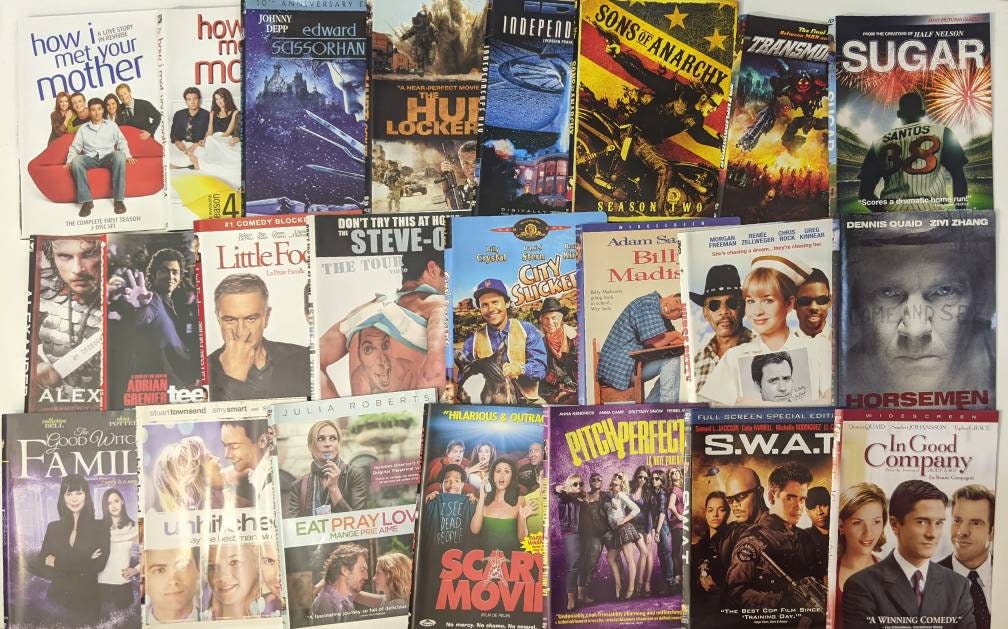 1000 Assorted Dvds and TV Series Lot Action Adventure - Etsy Canada
