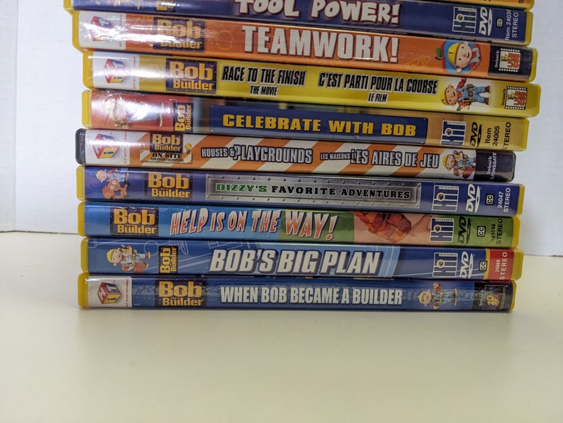 Lot of 20 Bob the Builder Dvds top Team Building Sky - Etsy