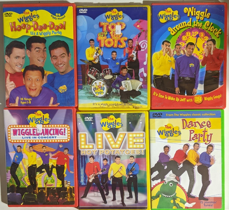 Lot of 25 the Wiggles Childrens Dvds Cd Kids Big Red Boat - Etsy