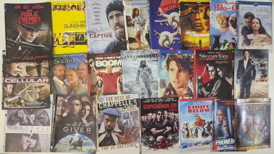 1000 Assorted Dvds and TV Series Lot, Action, Adventure, Disney - Etsy