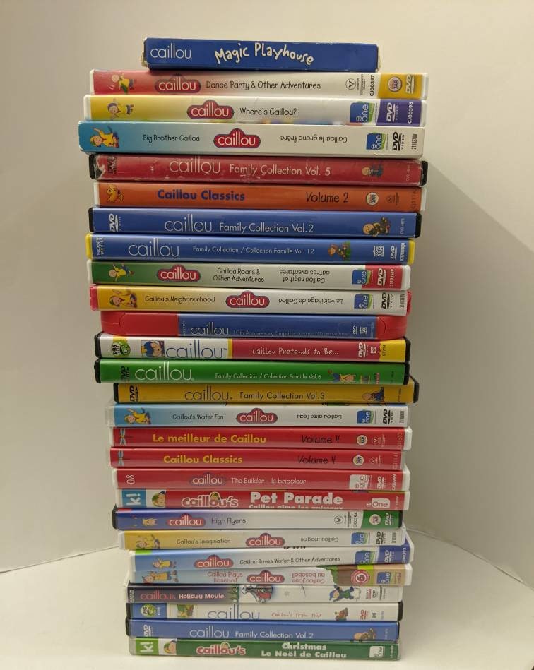 Caillou Family Collection Vhs
