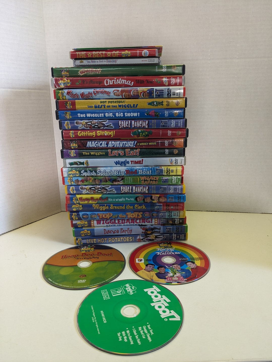 Lot of 25 the Wiggles Childrens Dvds Cd Kids Big Red Boat - Etsy