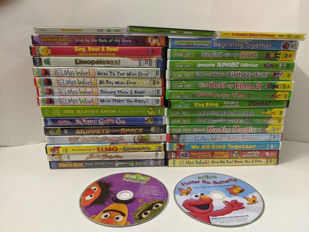 Sesame Street Dvd Lot