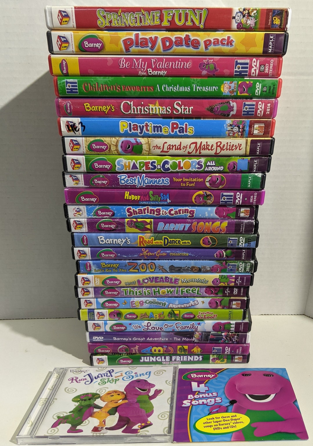 Lot of 25 Barney and Friends Dvds and Cds Multipack Included - Etsy