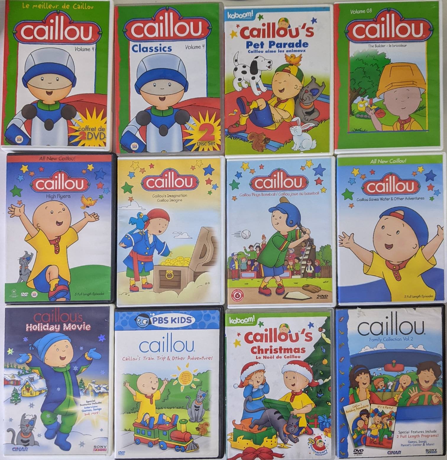 Lot of 27 Caillou Dvds PC Game Caillous Holiday Movie Family - Etsy