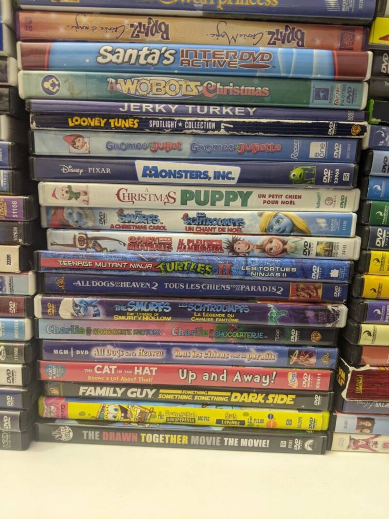 Lot of 600 Kids / Children Dvds Wholesale Dreamworks, Ice Age, Disney ...
