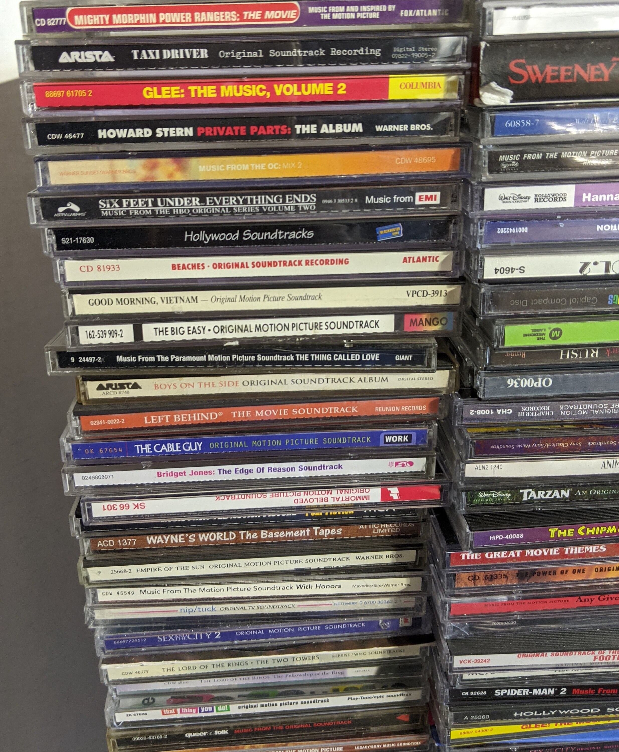 Lot of 250 Original Motion Picture Soundtrack Cds, Han Zimmer Walt ...