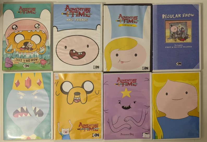 Lot of 29 Cartoon Network Dvds BEN 10 Alien Force, Adventure Time,robot ...